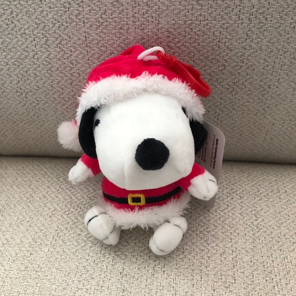 Peanuts | Toys | Nwt Adorable Snoopy Santa Claus Christmas Clip Charm ...